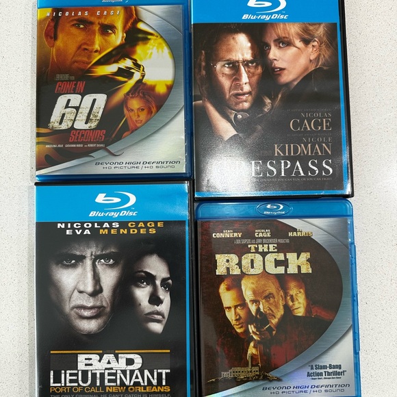 Other | Bluray Movie Collection Action Thrillers Starring Nicolas Cage ...